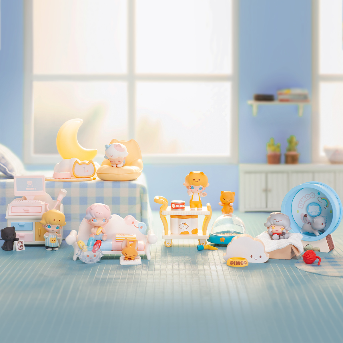 DIMOO Cat Paradise Series - Blind Box - POP MART (United States)