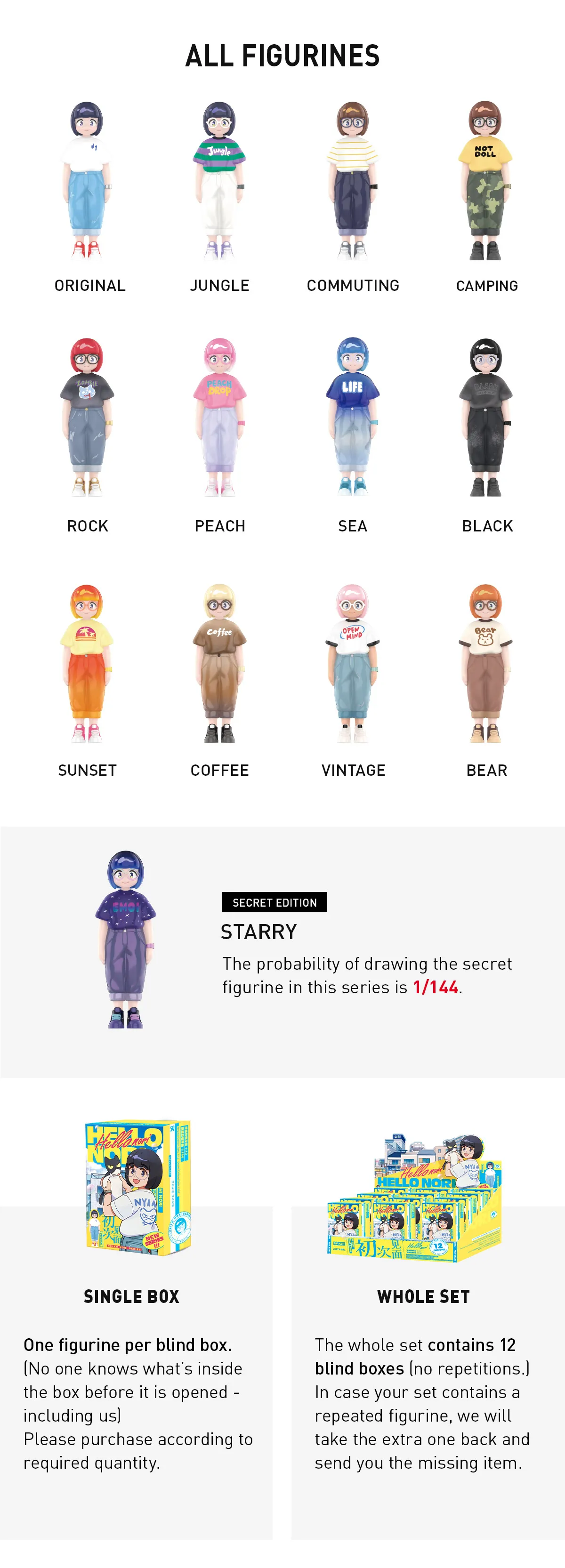Hello NORI Series - Blind Box - POP MART (United States)
