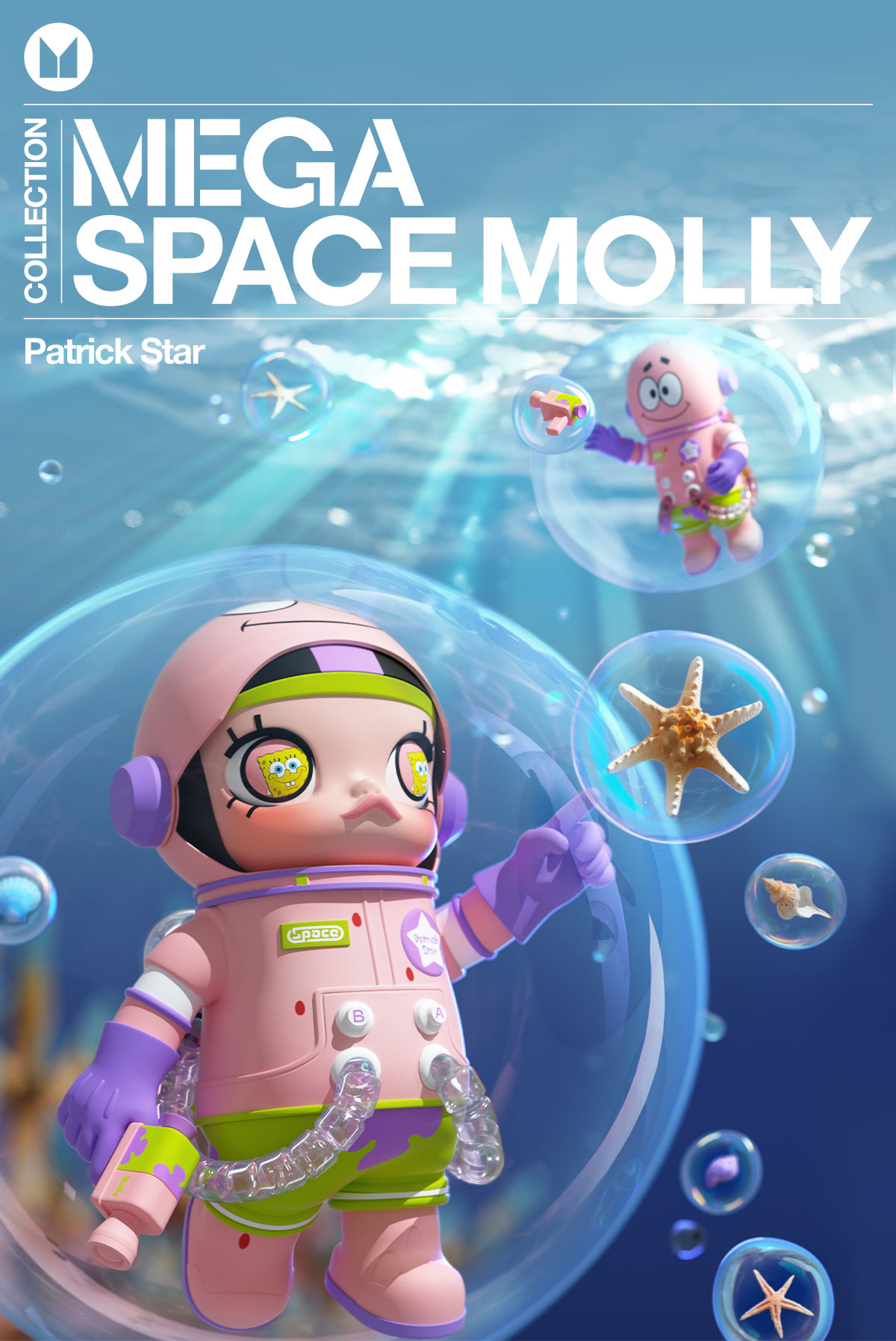 MEGA SPACE MOLLY 400% Patrick Star - Mega 400% - POP MART (United States)