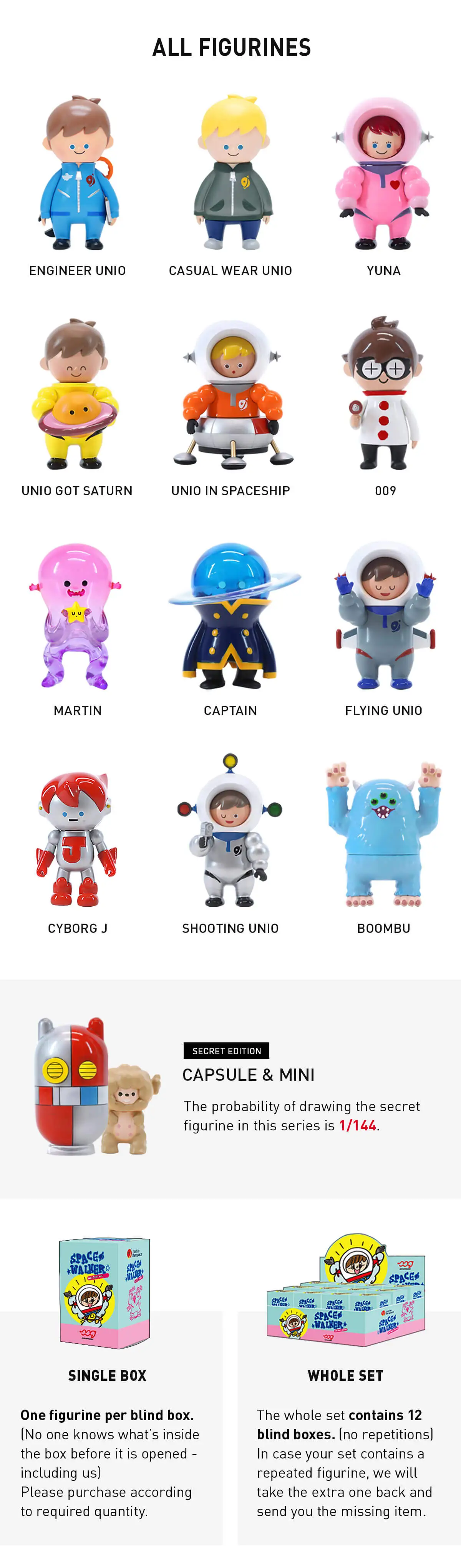009 Space Walker Mini Figure Collection Pop Mart United States