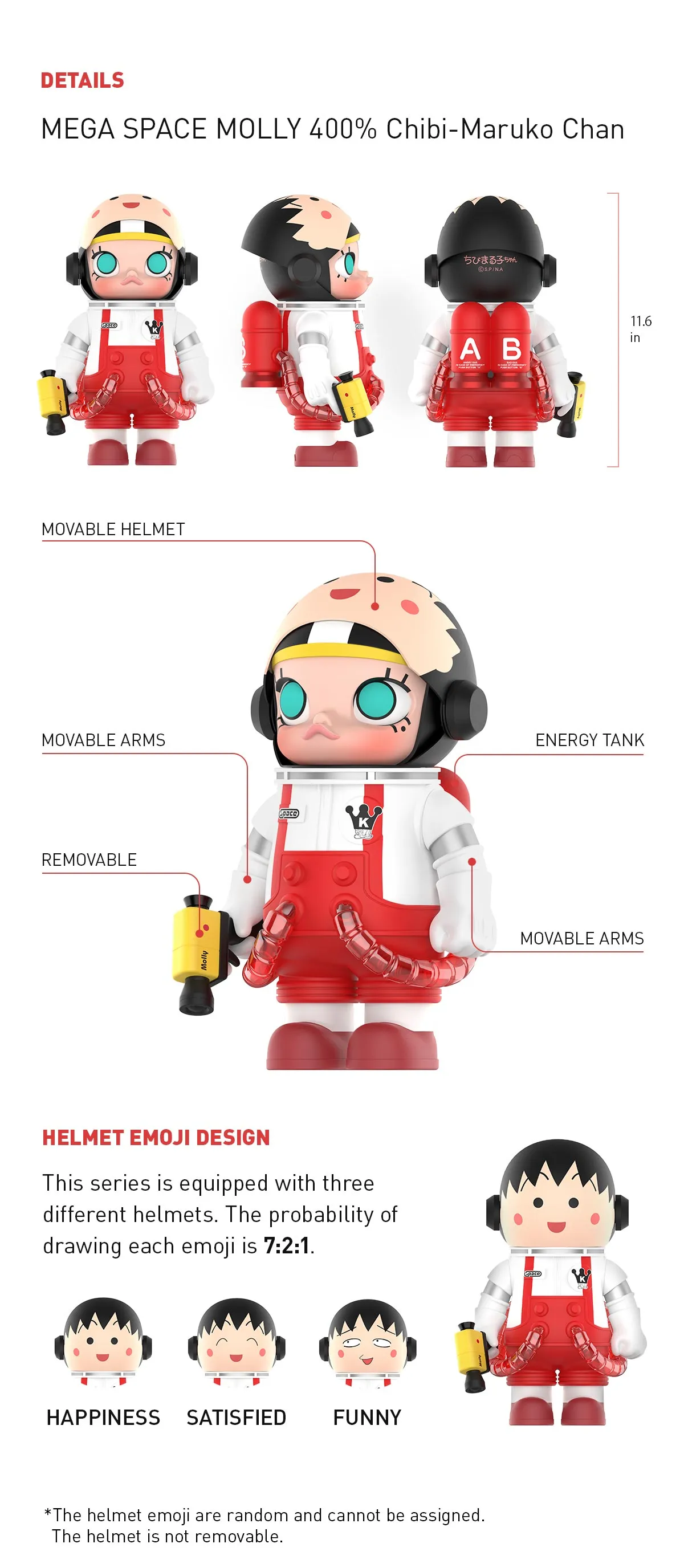 MEGA COLLECTION 400% SPACE MOLLY × Chibi Maruko Chan - Mega 400% - POP ...