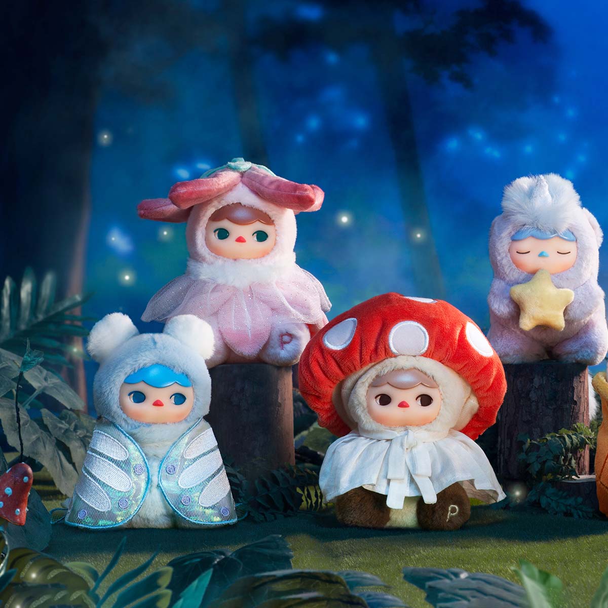 PUCKY Forest Party Series-Vinyl Plush Pendant Blind Box - POP MART ...