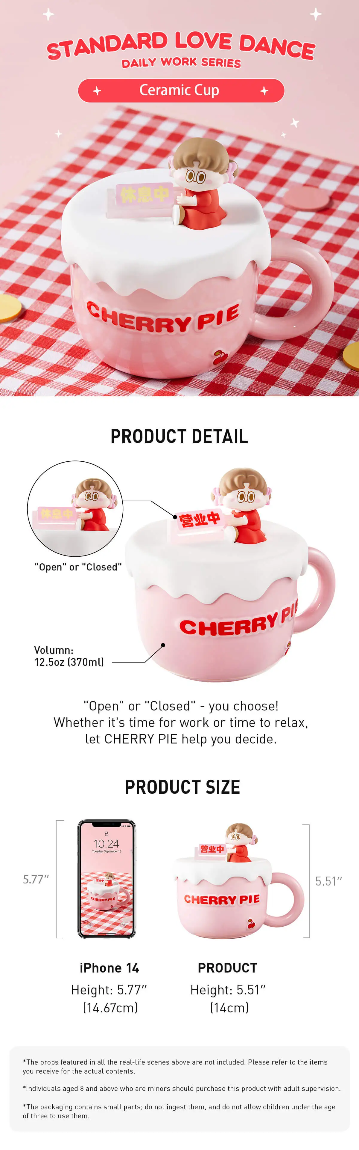 Standard Love Dance Daily Work Series-Straw Cup-Copy - POP MART (United ...