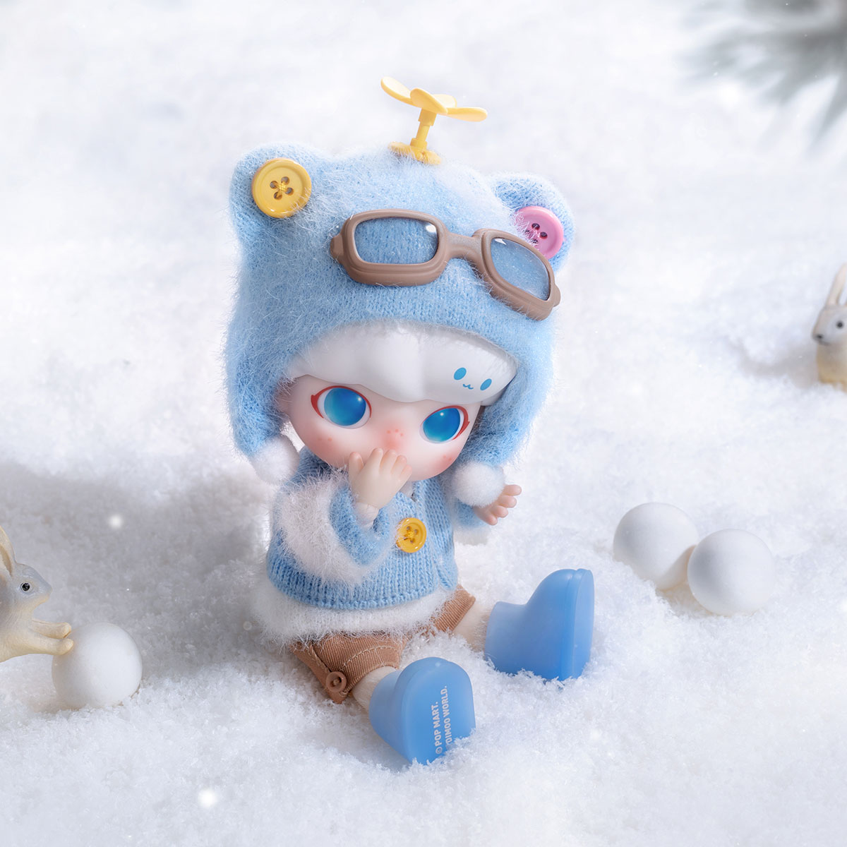 DIMOO Pilot Bear Action Figure | Designer Figure - POP MART (United States)