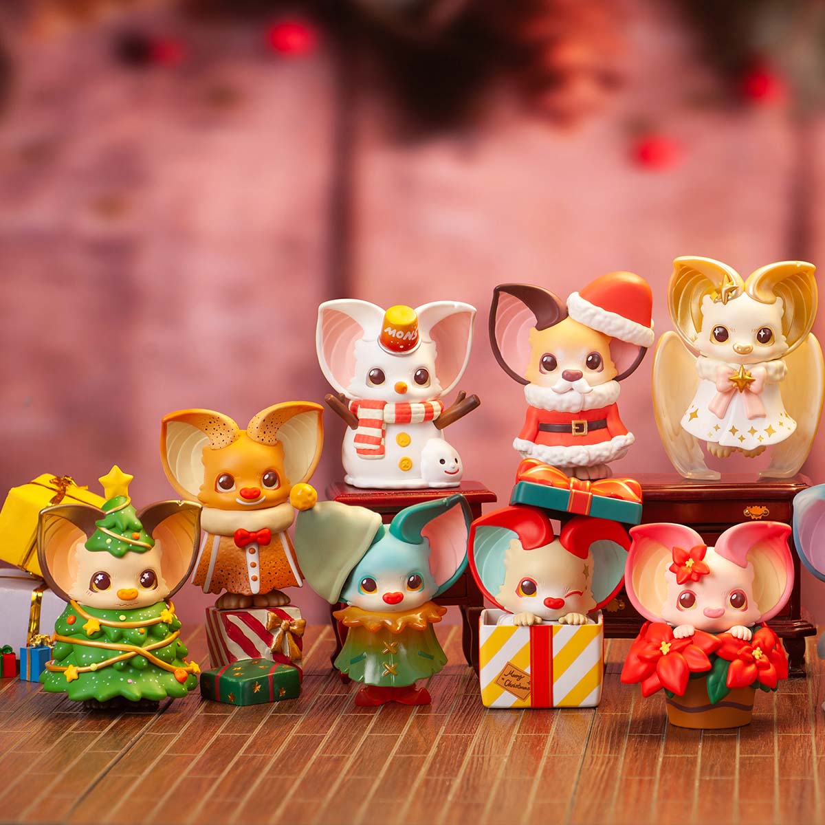 Over＄49 Gift-Yoki Christmas Series Figures Blind Box | Designer Figure ...