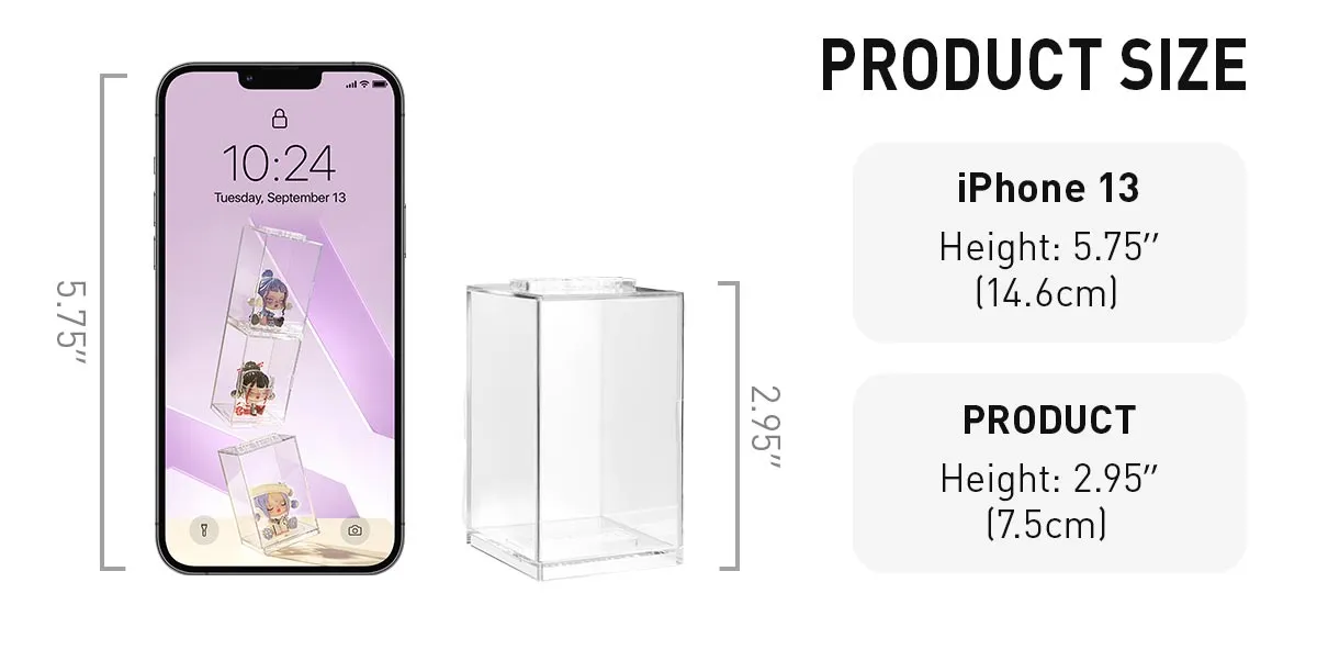 POP DISPLAY BOX (Transparent) | Display Containers - POP MART (United ...