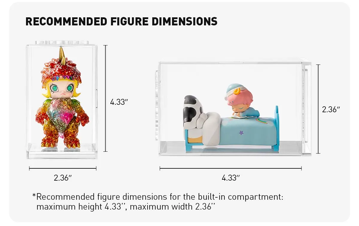 POP DISPLAY BOX (Transparent) | Display Containers - POP MART (United ...