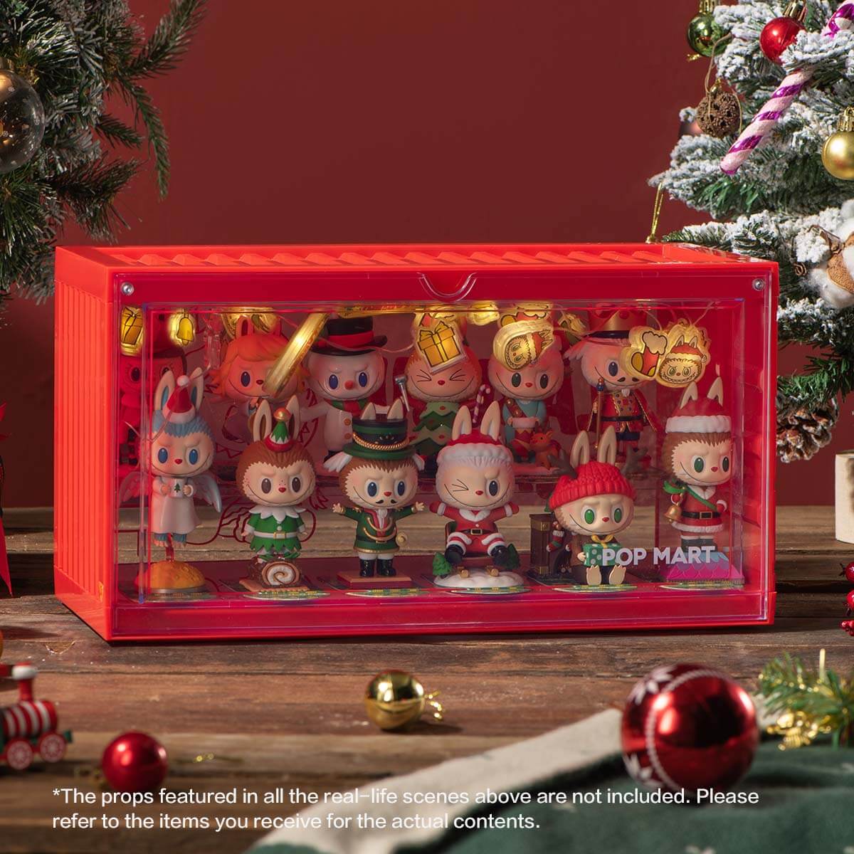 Glowing LABUBU Santa Display Box | Display Containers - POP MART ...