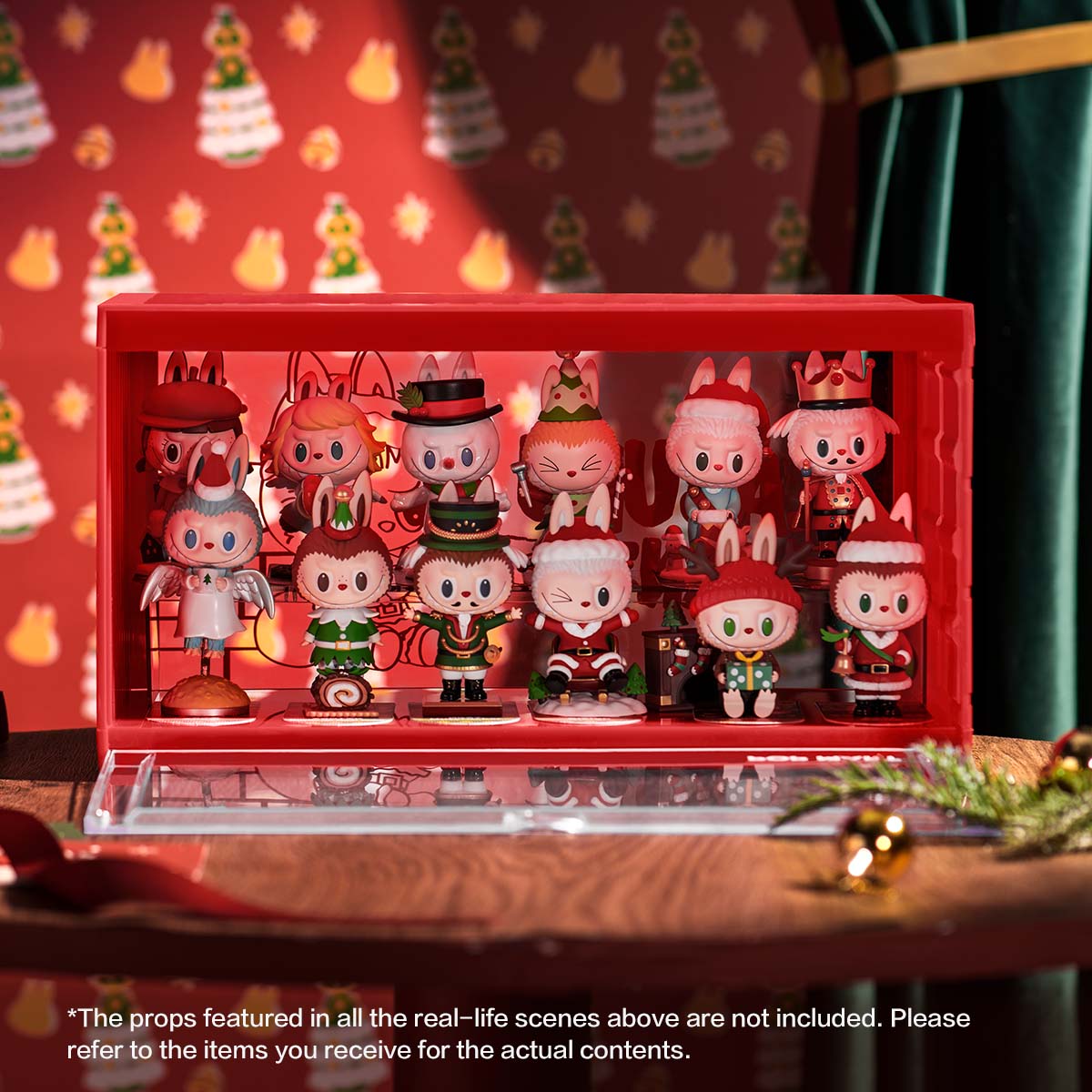Glowing LABUBU Santa Display Box | Display Containers - POP MART ...