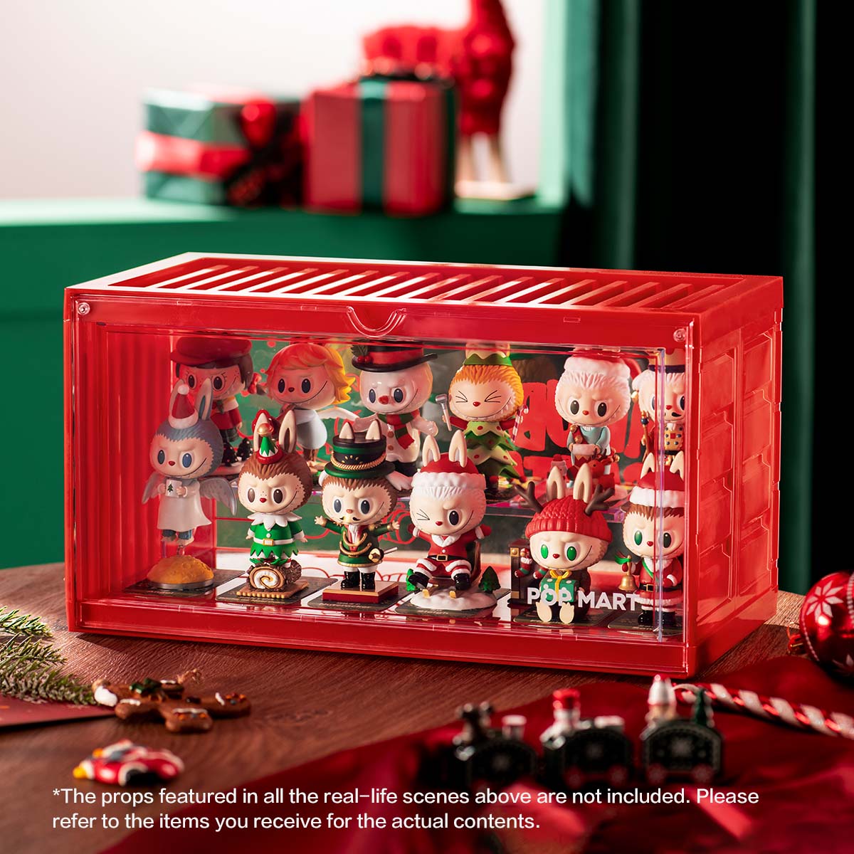 Glowing LABUBU Santa Display Box | Display Containers - POP MART ...