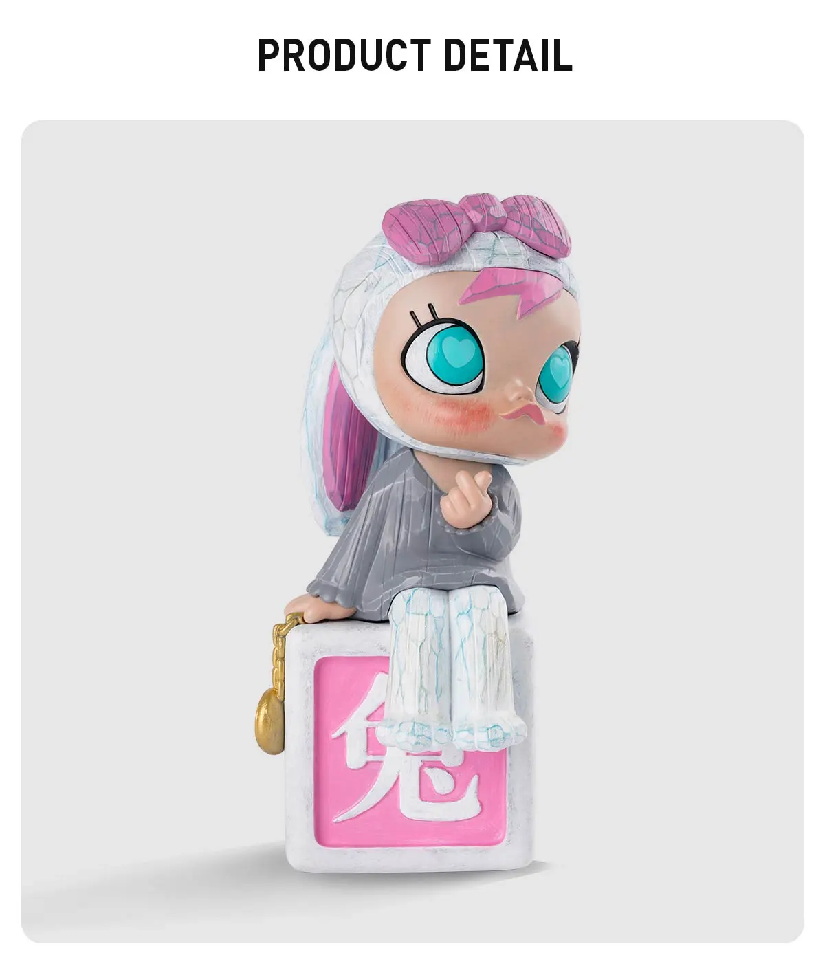 MOLLY 17th Anniversary Statue - Pink Moon Rabbit - POP MART (United States)