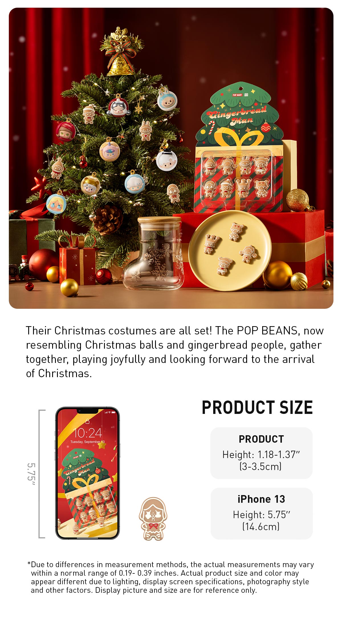 POP BEAN Gingerbread Man Set | POP BEAN - POP MART (United States)