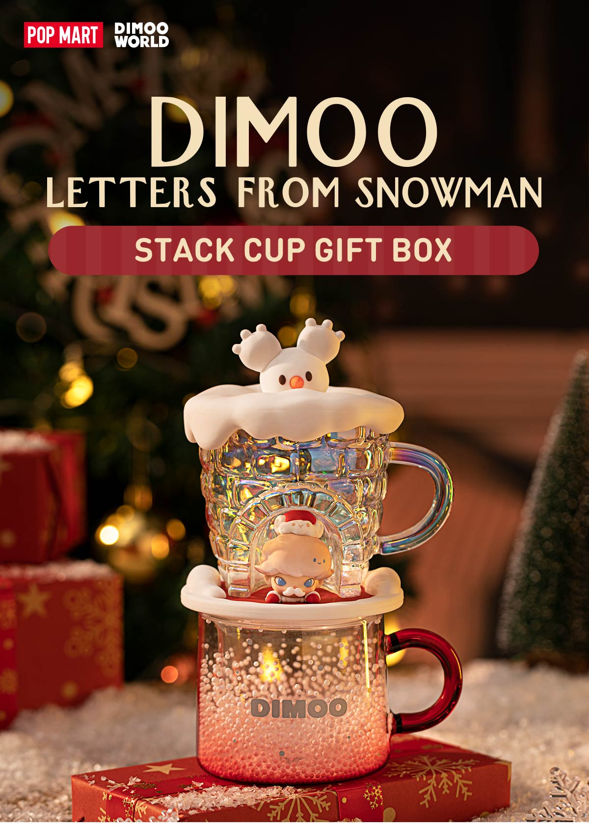 DIMOO Letters from Snowman Series-Stack Cup Gift Box | Accessories ...