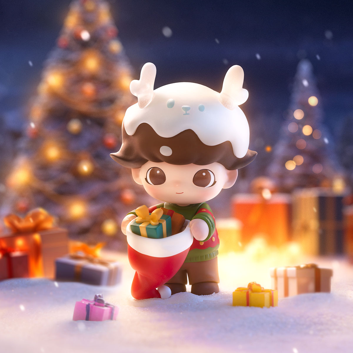 DIMOO Christmas Figure | Designer Figure - POP MART (United States)