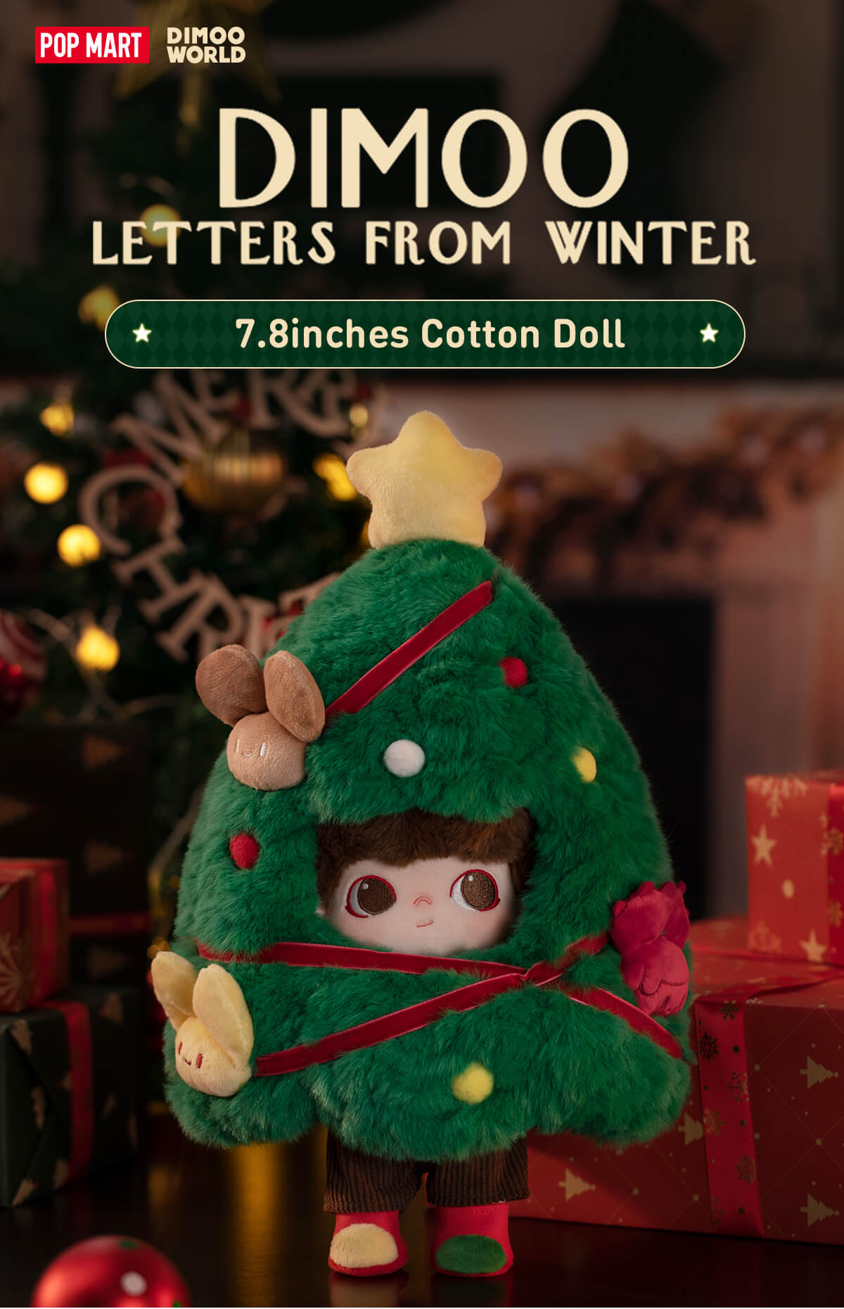 DIMOO Letters from Snowman Series-7.8 inches Cotton Doll | Cotton Doll ...