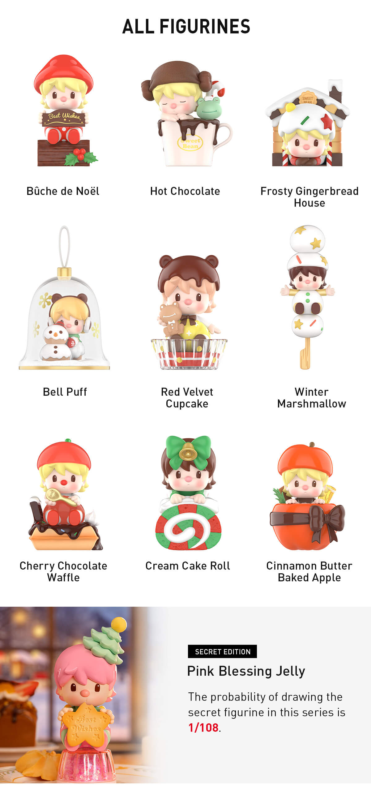 Sweet Bean Frozen Time Dessert Box Series Figures | Blind Box - POP ...