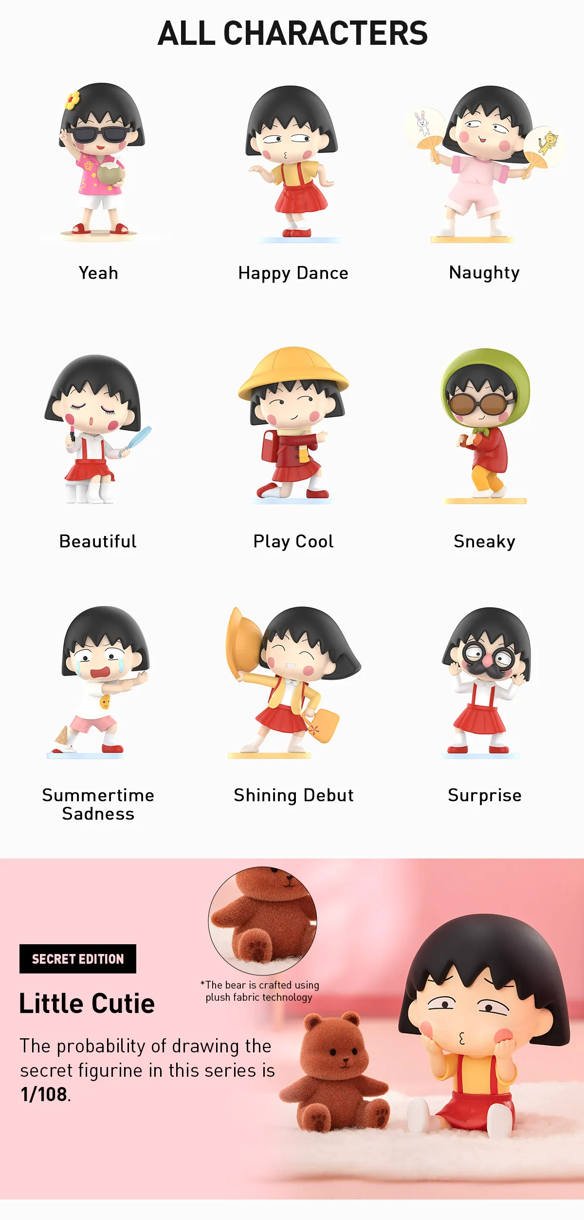 Chibi Maruko-chan's Quirky Adventures Series Figures | Blind Box - POP ...