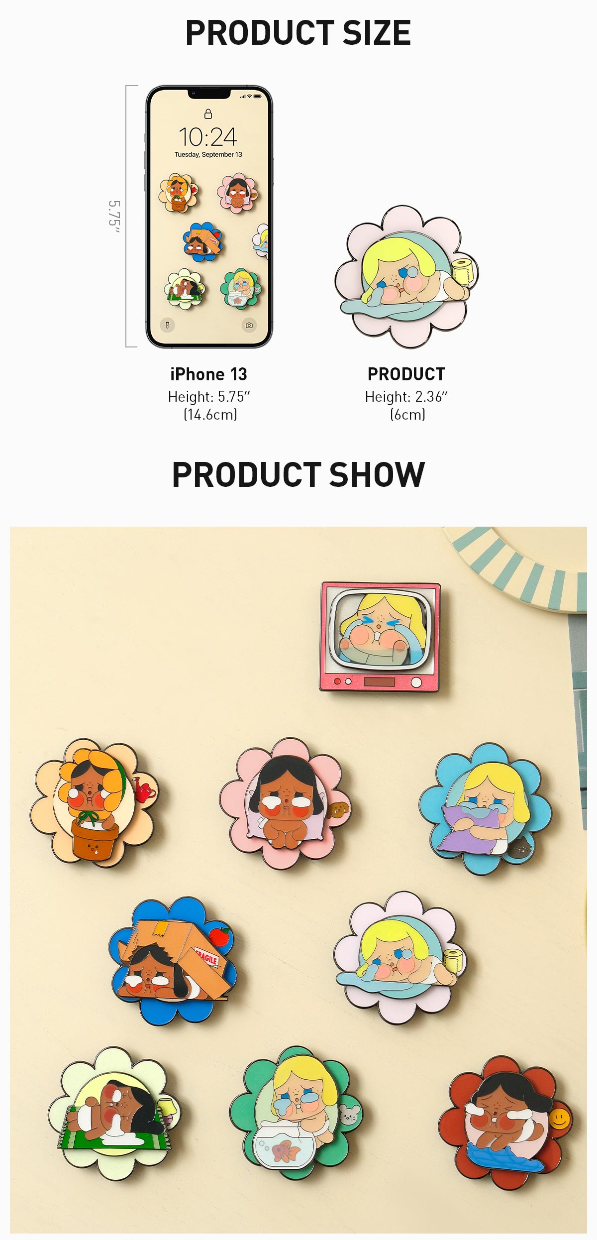 CRYBABY Sad Club Series-Fidget Spinner Blind Box | Blind Box - POP MART ...