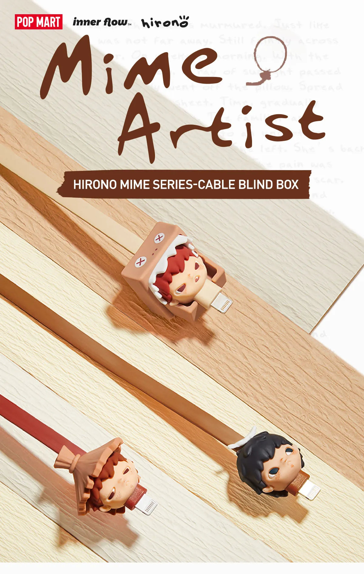 HIRONO Mime Series-Cable Blind Box (TYPE-C) - POP MART (United States)