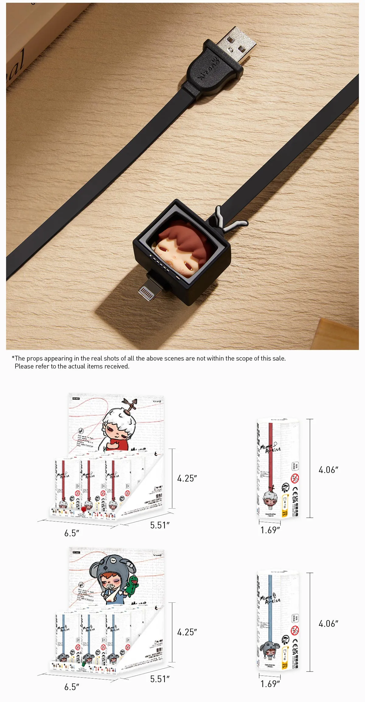 HIRONO Mime Series-Cable Blind Box (TYPE-C) - POP MART (Canada)