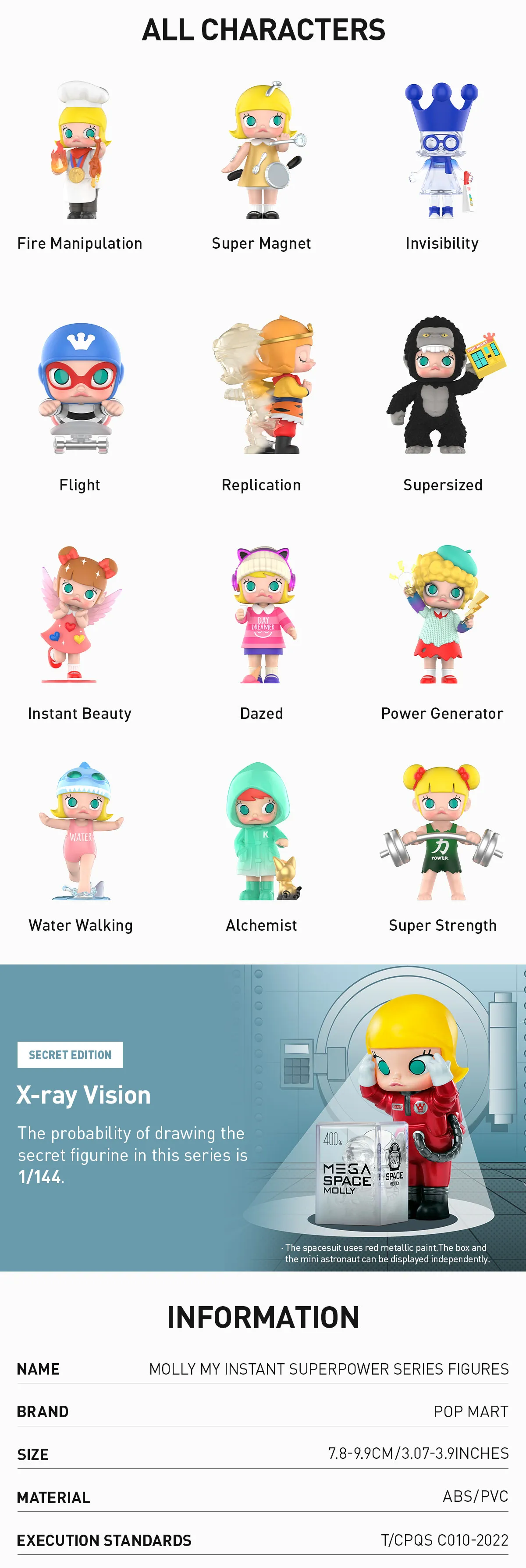 MOLLY My Instant Superpower Series Figures | Blind Box - POP MART (Canada)