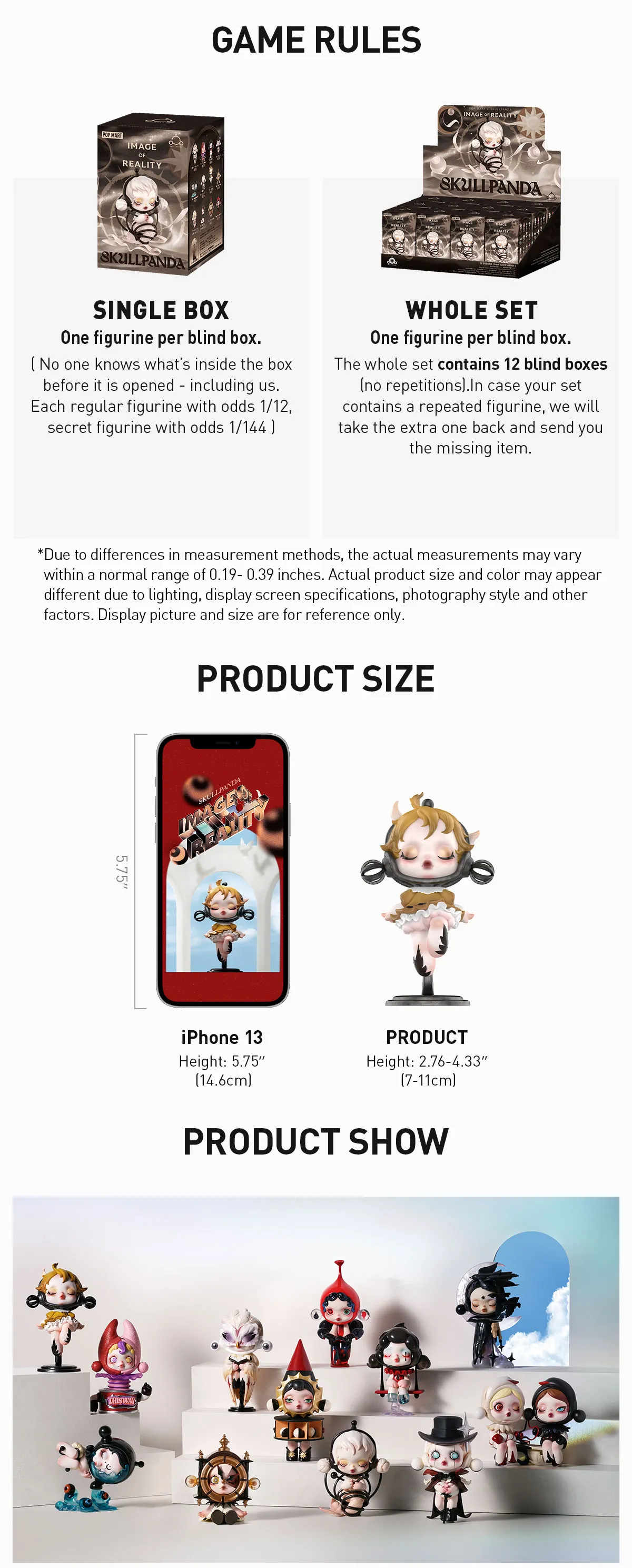 SKULLPANDA Image Of Reality Series Figures | Blind Boxes - POP MART ...