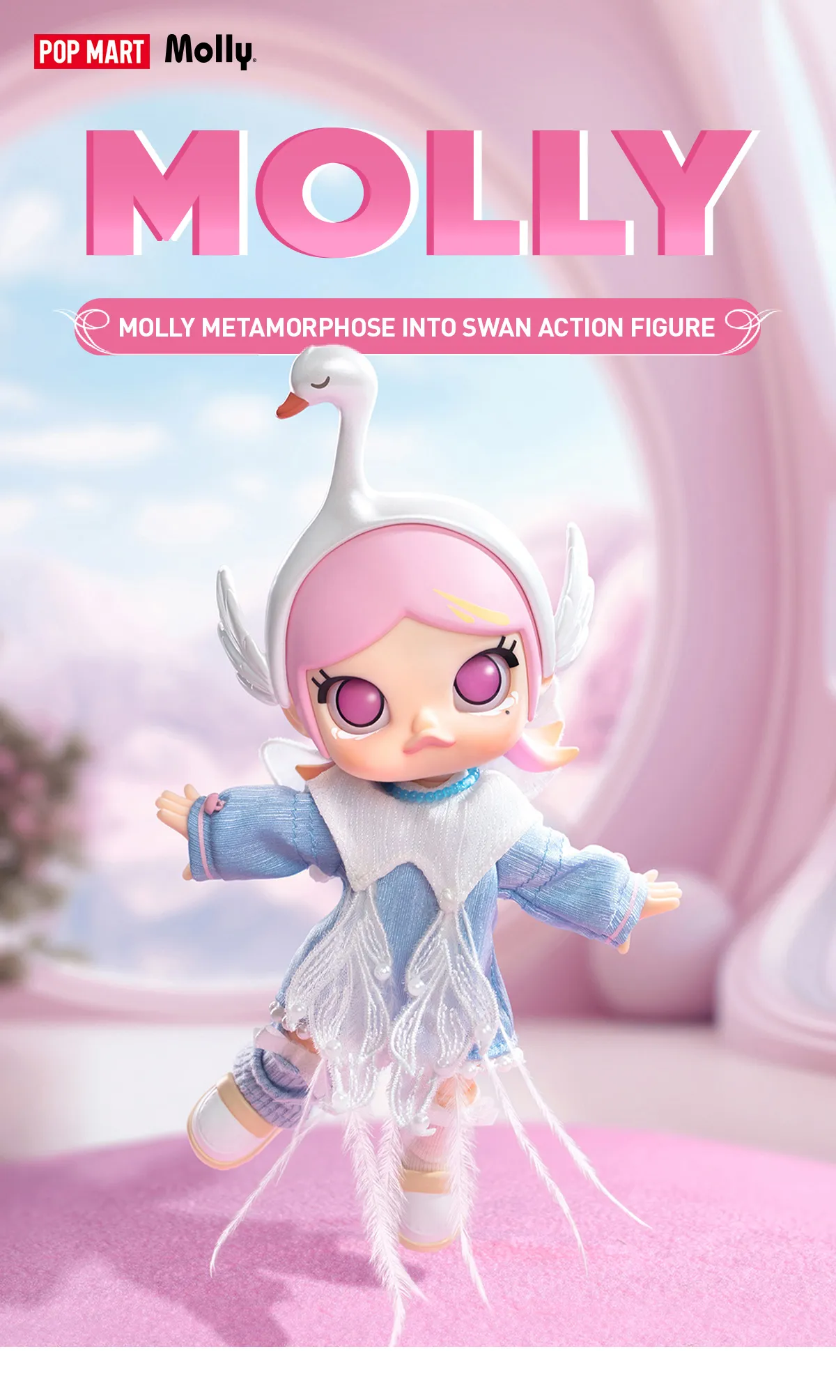 MOLLY Metamorphose into Swan Action Figure | Designer Figurines - POP ...