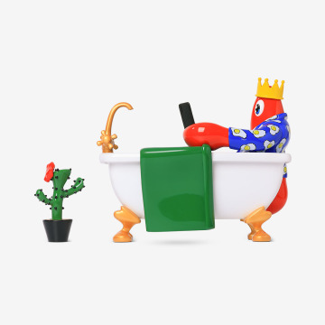 PHILIP COLBERT Leisure Time-Lobster Bath Tub Figurine | Designer ...