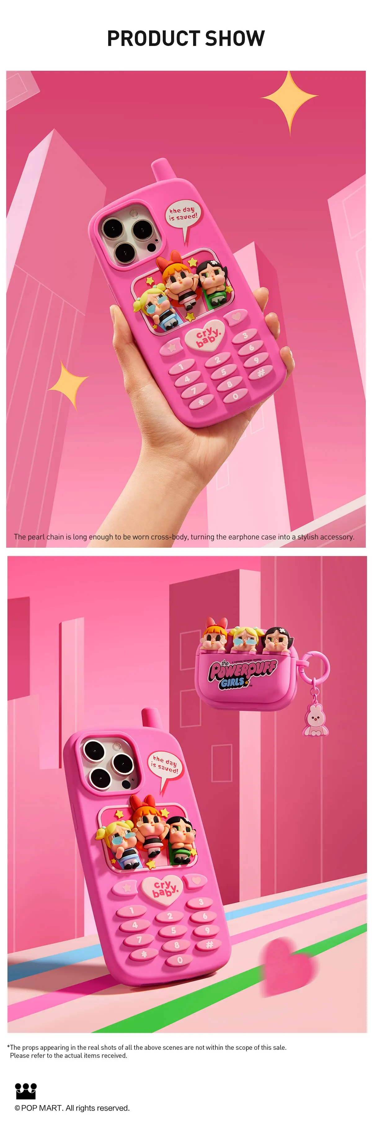 CRYBABY x Powerpuff Girls Series-Phone Case for iPhone 15Pro Max ...