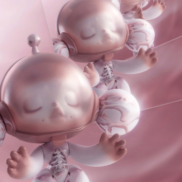 MEGA α SKULLPANDA 1000% Entangled - POP MART (United States)