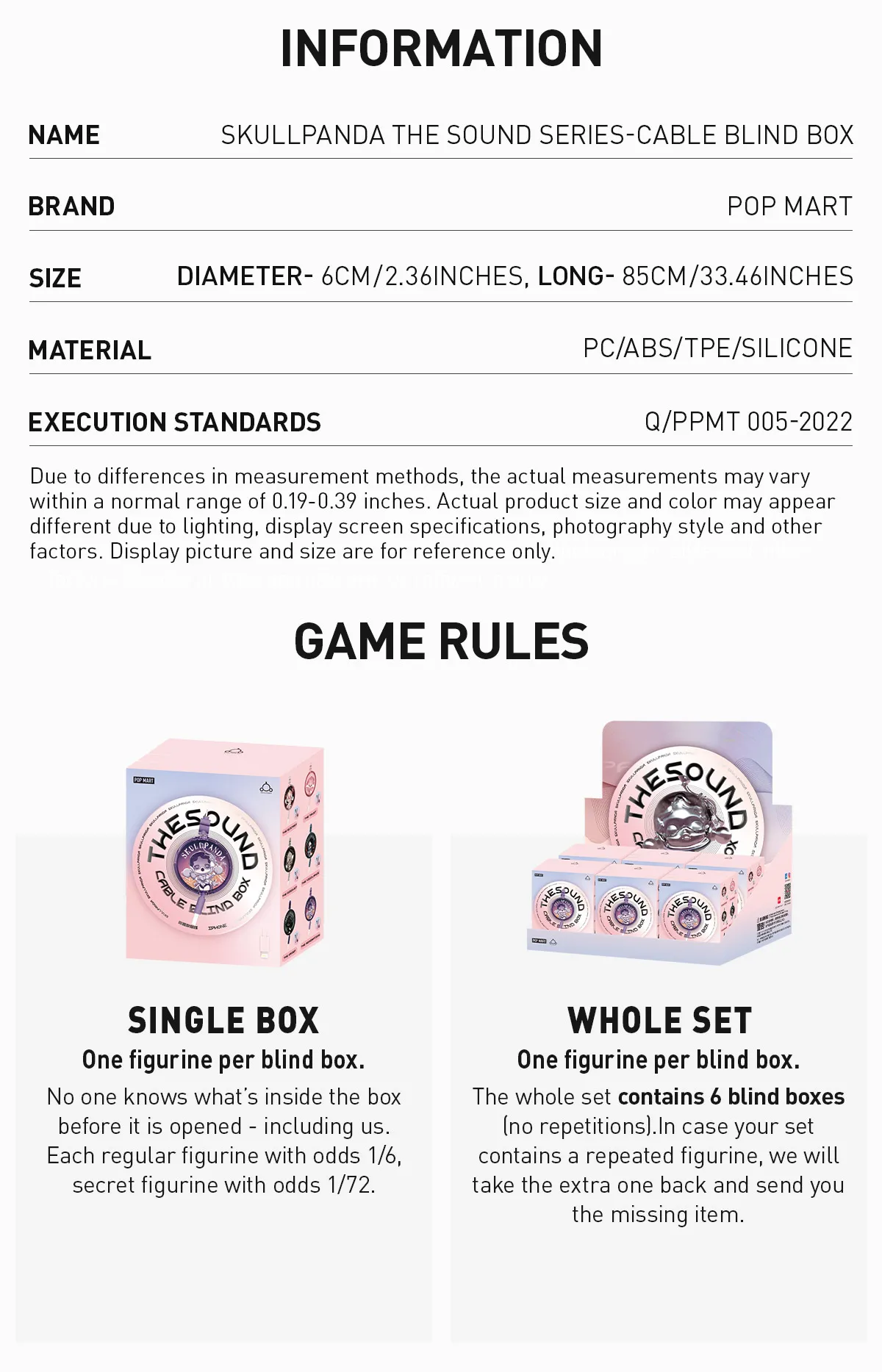 SKULLPANDA The Sound Series-Cable Blind Box | Accessories ALL - POP ...