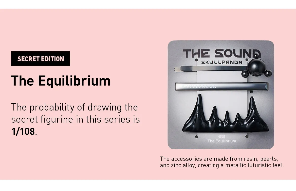 SKULLPANDA The Sound Series Hairpin Combination | Accessories ALL - POP ...