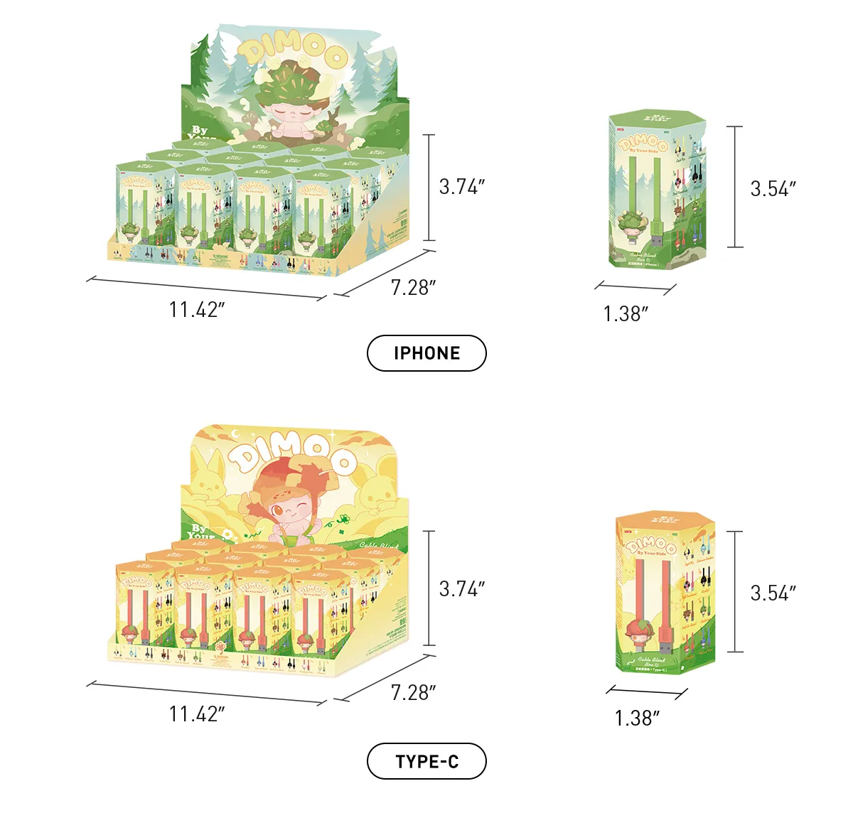 DIMOO By Your Side Series-Cable Blind Box | Accessories ALL - POP MART ...