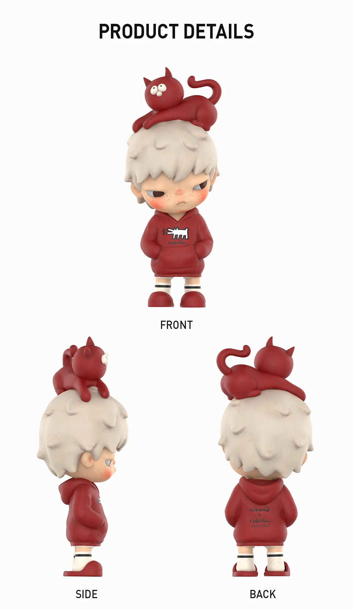 Hirono x Keith Haring Figure | Designer Figurines - POP MART (Canada)