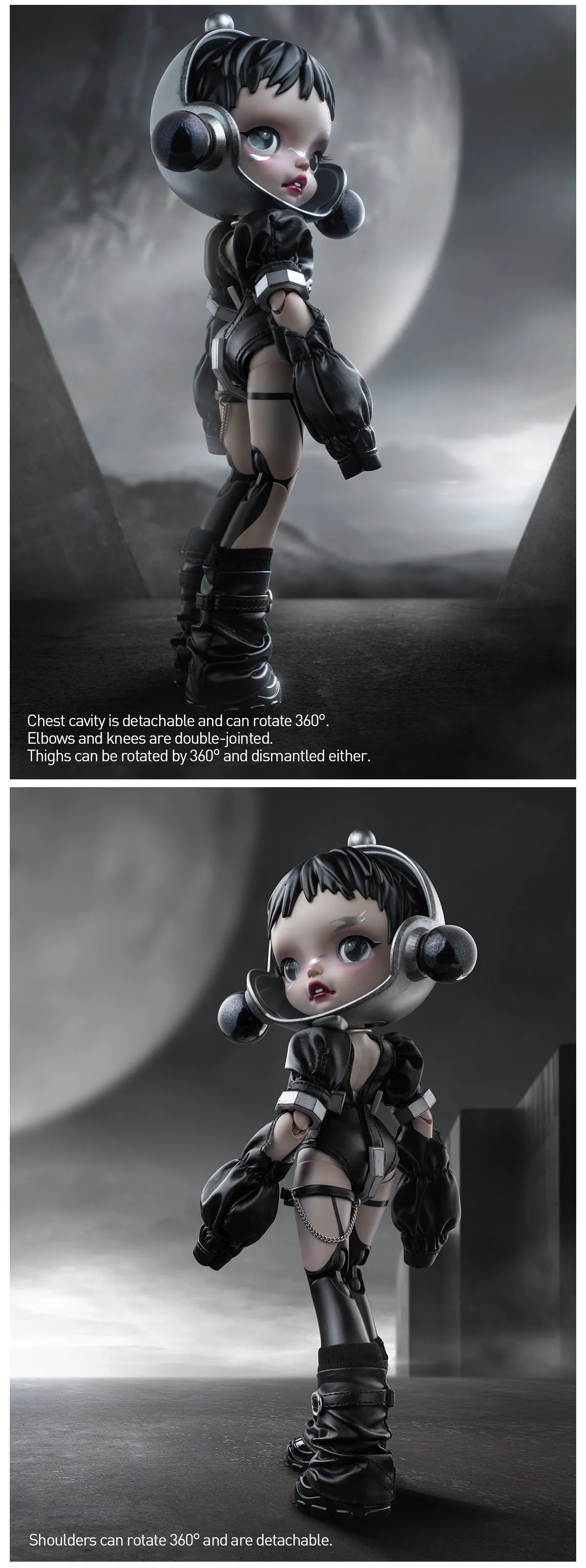 SKULLPANDA The Unknown 1/6 Action Figure | Designer Figurines - POP ...