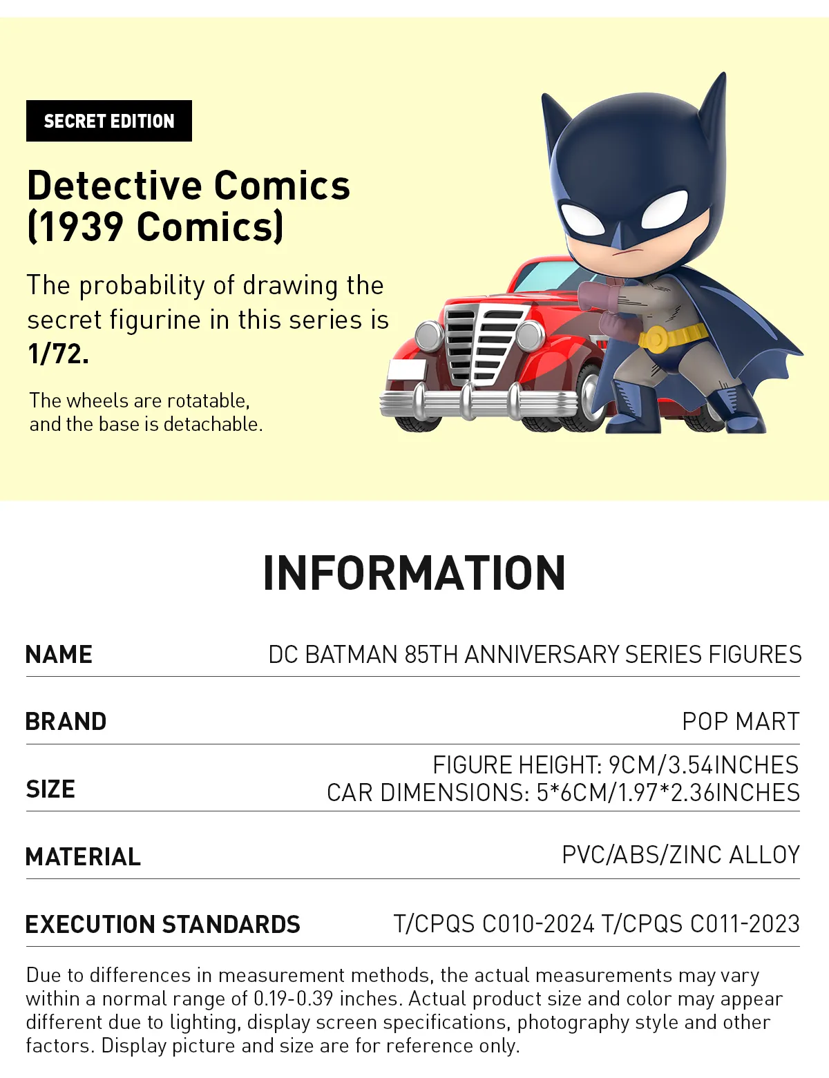 DC Batman 85th Anniversary Series Figures | Blind Boxes - POP MART ...