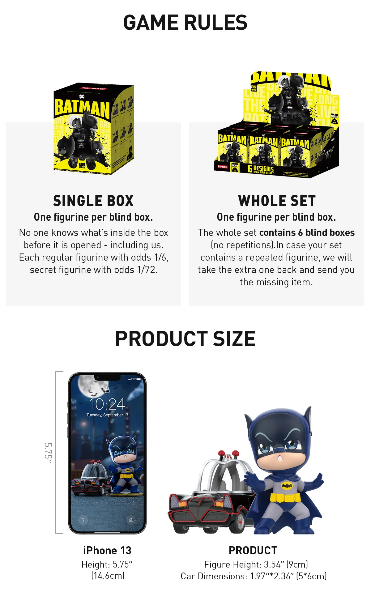 DC Batman 85th Anniversary Series Figures | Blind Boxes - POP MART ...
