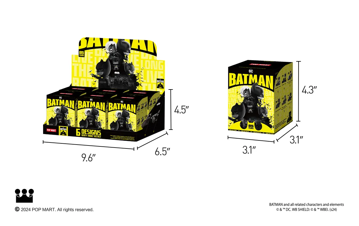 DC Batman 85th Anniversary Series Figures | Blind Boxes - POP MART ...