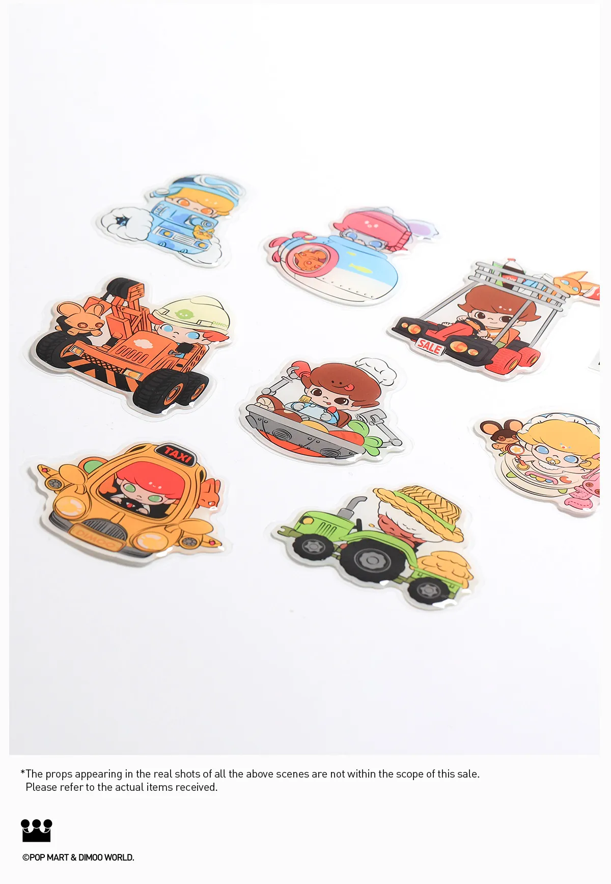 Over＄29 Gift-DIMOO去哪儿系列果冻贴套组 - POP MART (Canada)