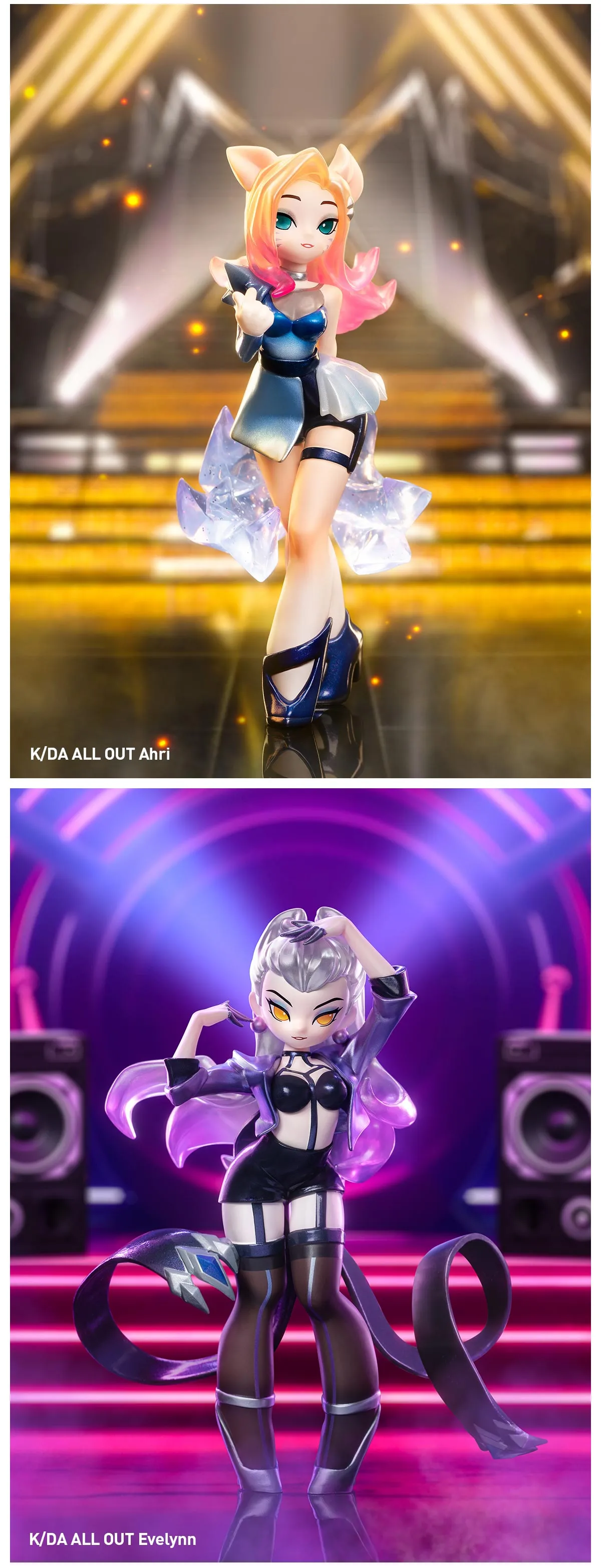 POP NOW:League of Legends K/DA ALL OUT Series Figures - POP MART (Canada)
