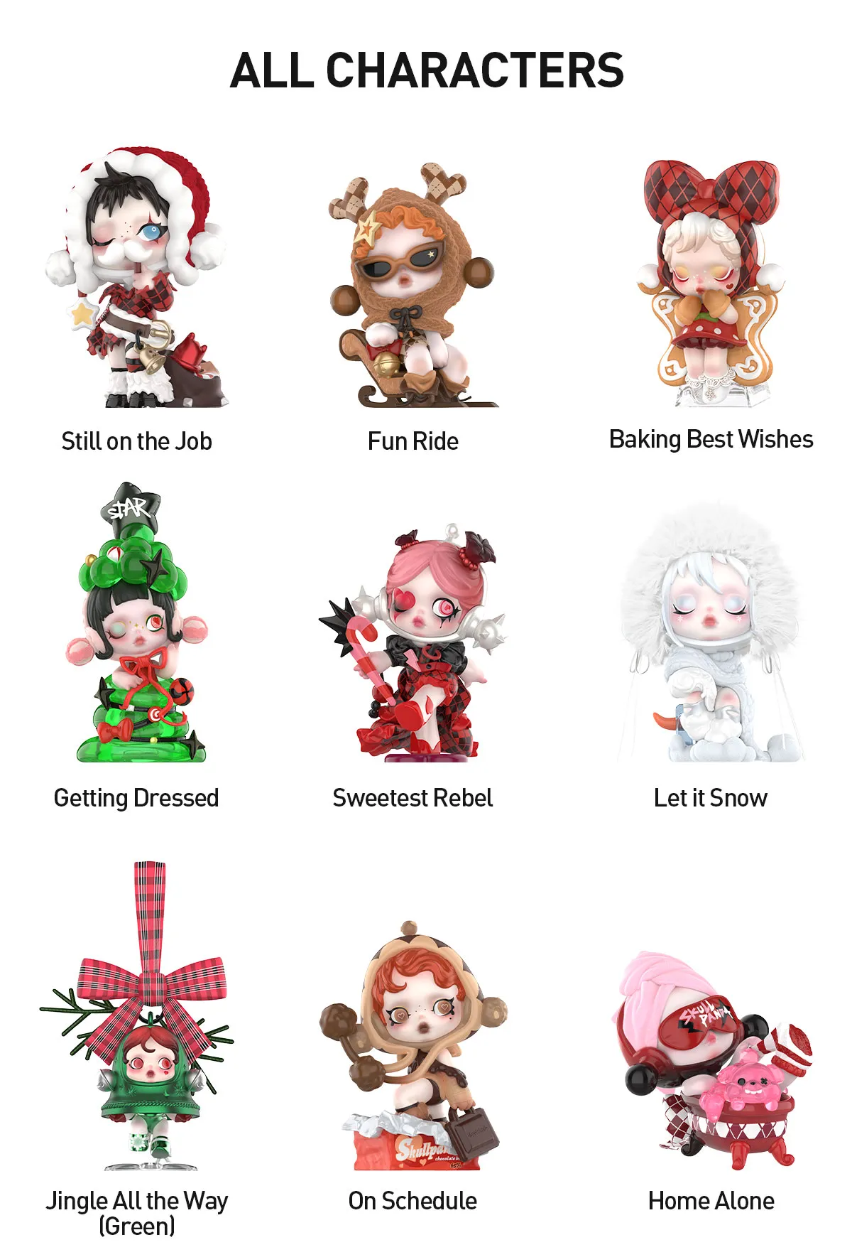 POP NOW:SKULLPANDA Tell Me What You Want Series Figures - POP MART ...