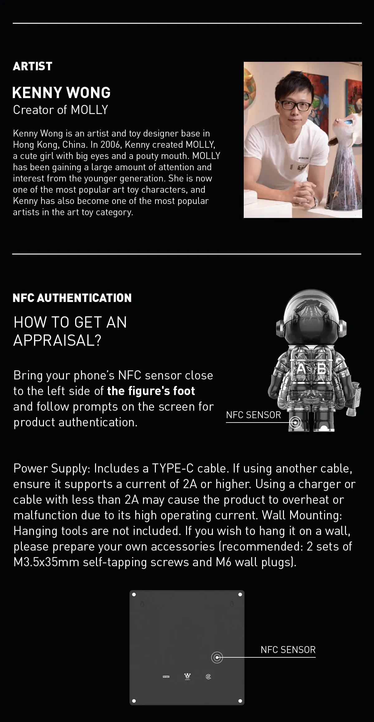 MEGA SPACE MOLLY 400% CLOT-Black Alienegra Set - POP MART (United States)