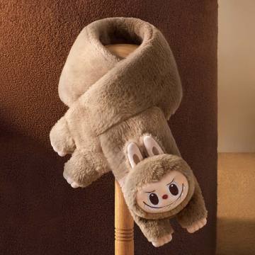 Warm Fluffy Holiday Series- LABUBU Plush Scarf - POP MART (United States)