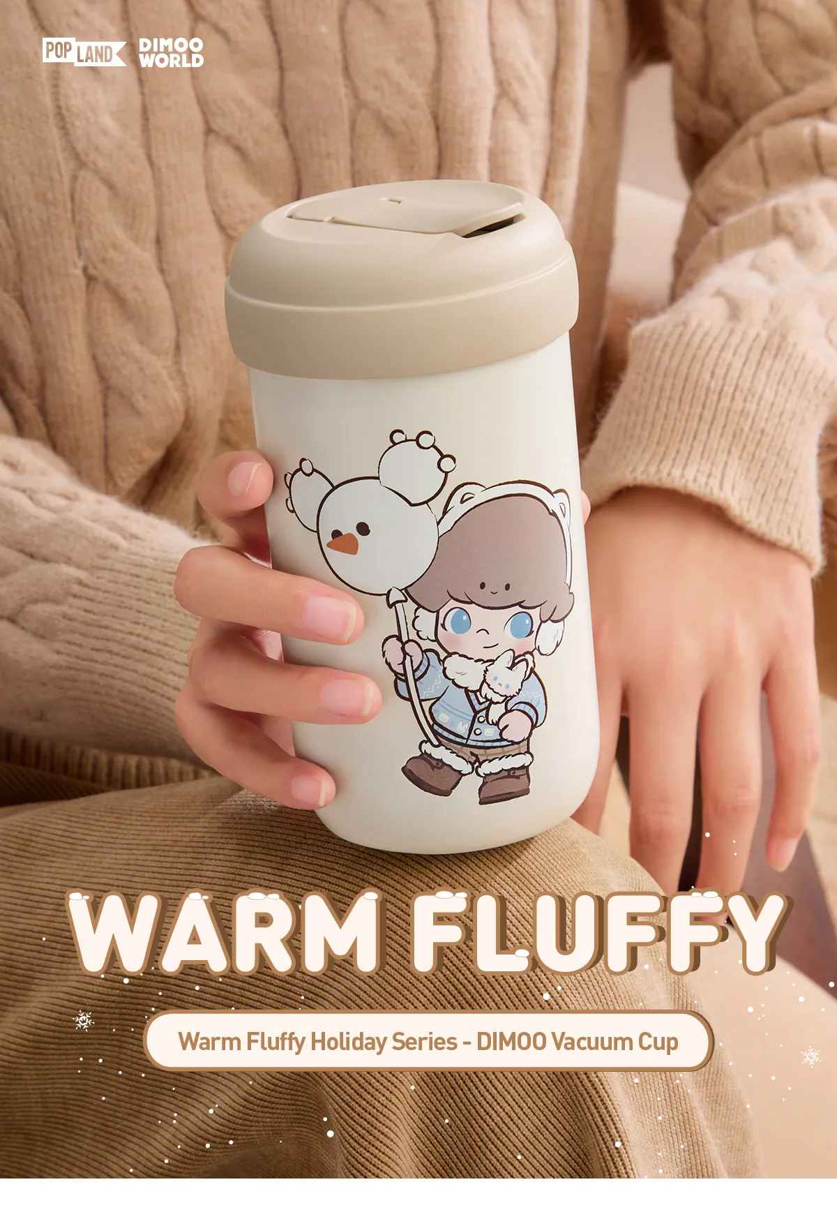 Warm Fluffy Holiday Series-DIMOO Vacuum Cup - POP MART (United States)