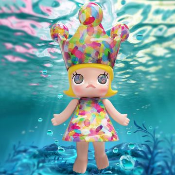 MEGA ROYAL MOLLY 1000% Huang Yuxing-Bubbles - POP MART (United States)