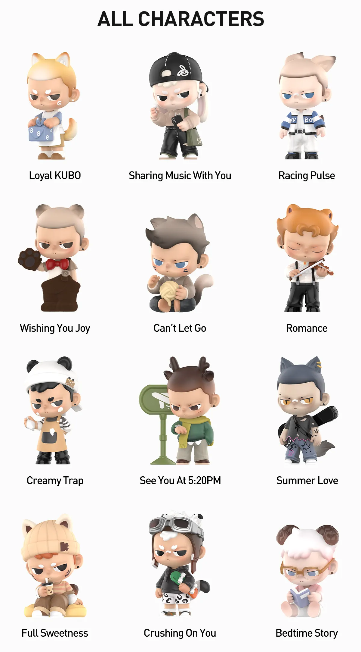 POP NOW:KUBO 24/7 YOU Series Figures - POP MART (United States)