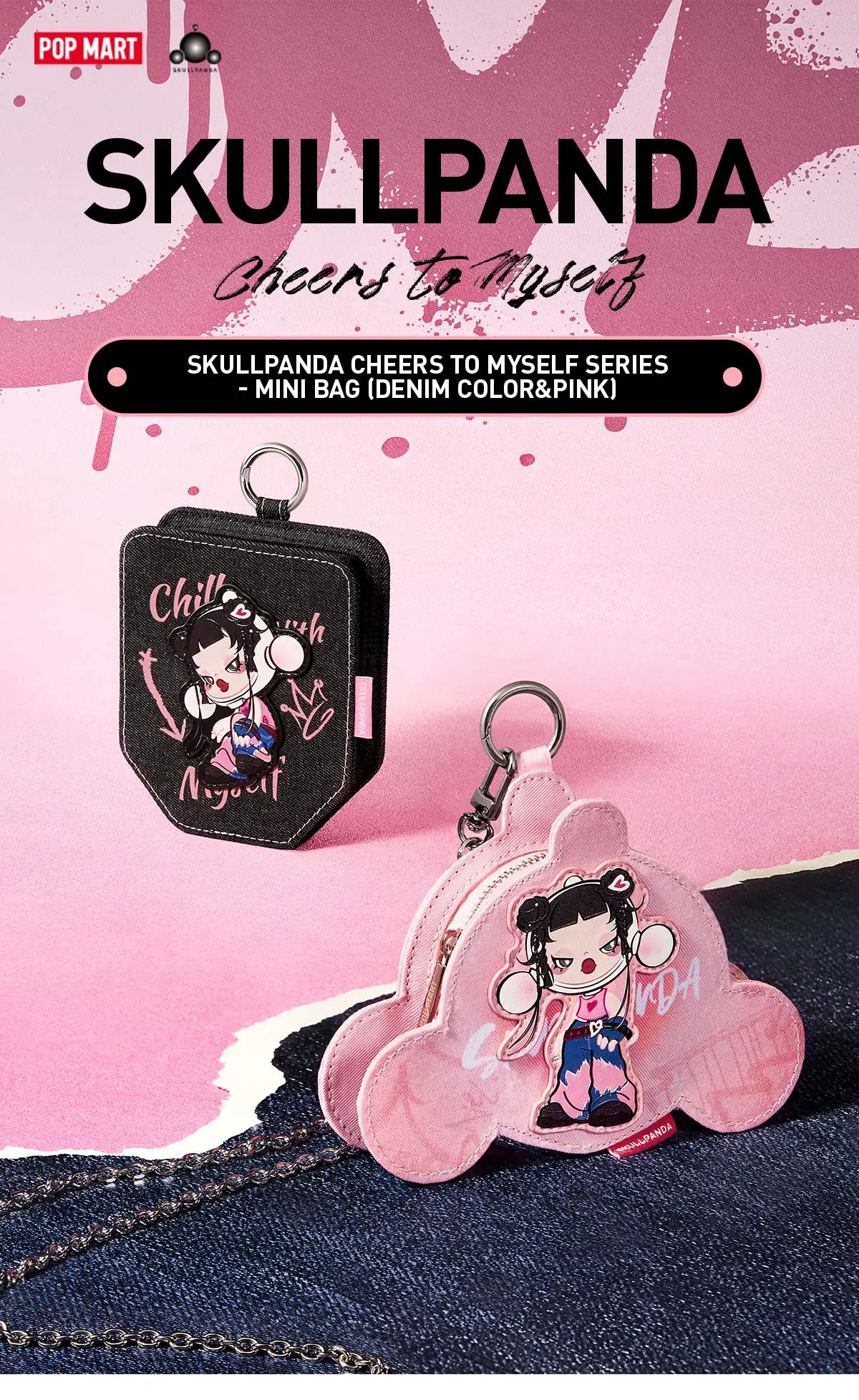 SKULLPANDA CHEERS TO MYSELF SERIES-Mini Bag - POP MART (United States)