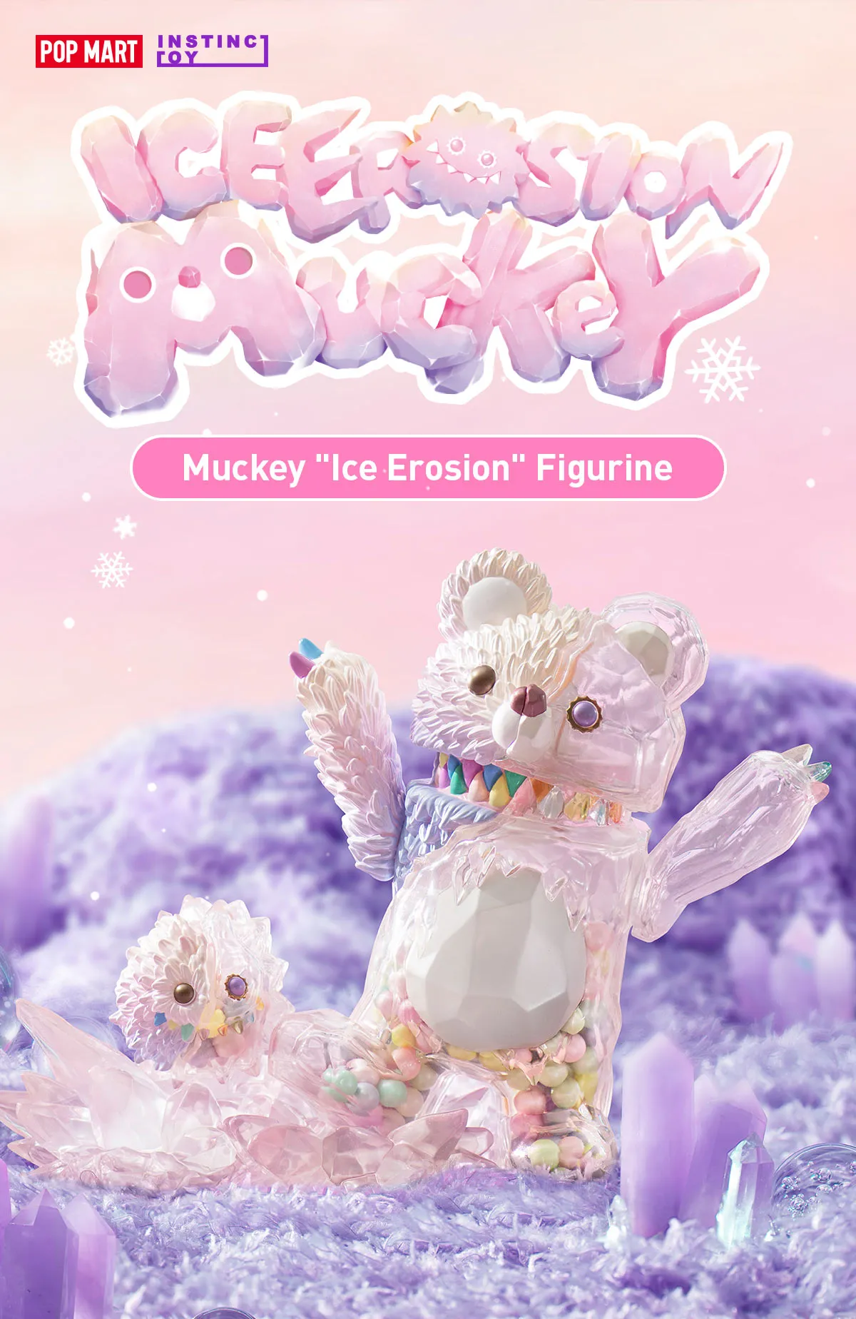 Muckey "Ice Erosion" Figurine - POP MART (United States)