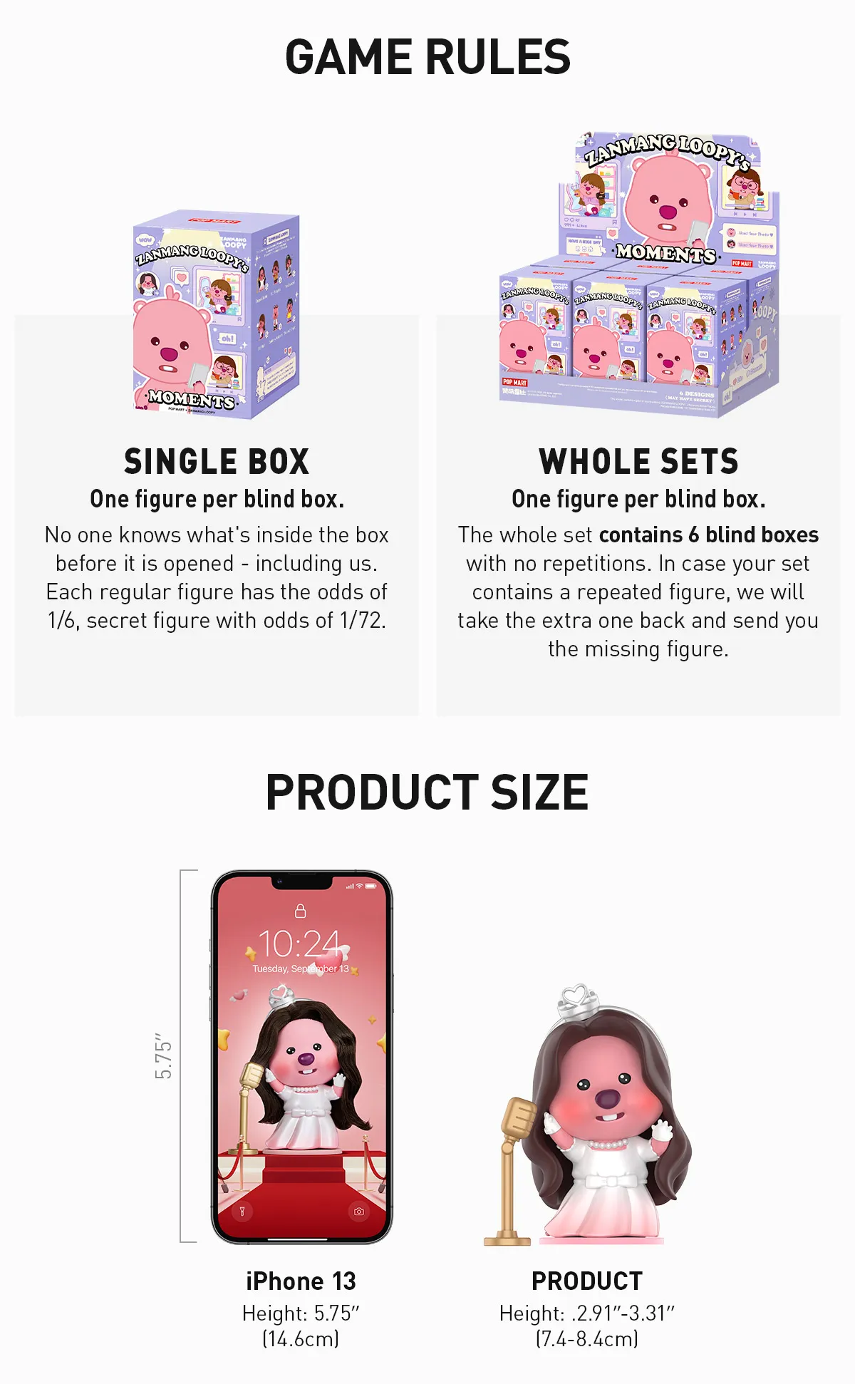 POP NOW:ZANMANG LOOPY’s Moments Series Figures - POP MART (United States)