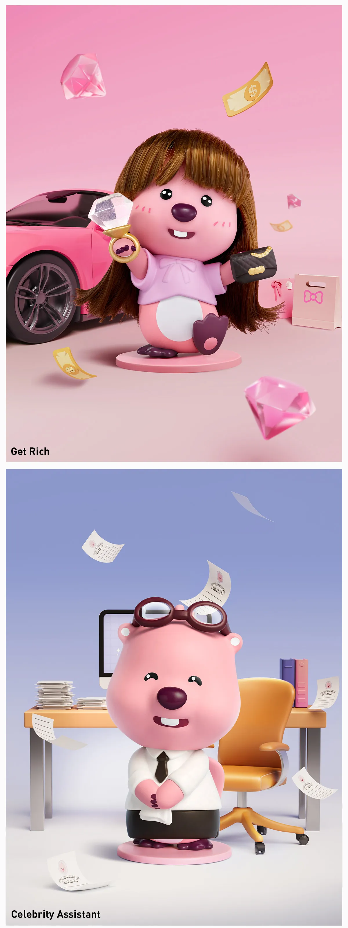 POP NOW:ZANMANG LOOPY’s Moments Series Figures - POP MART (United States)